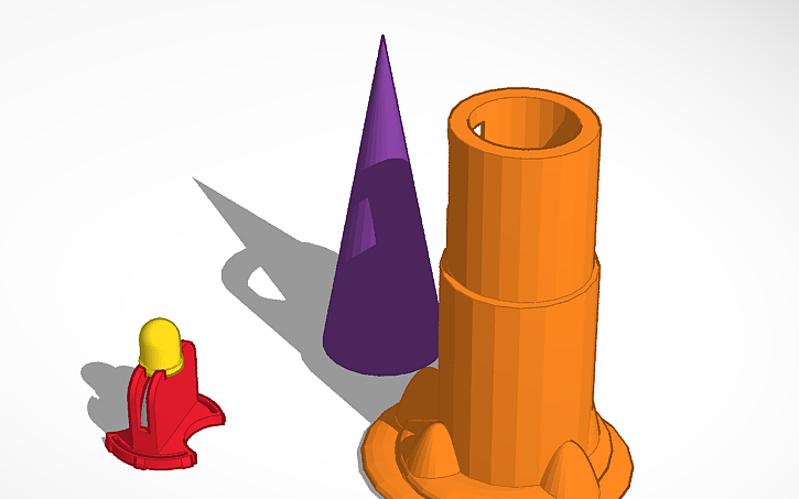 3D design Tinkercad glow lighthouse | Tinkercad
