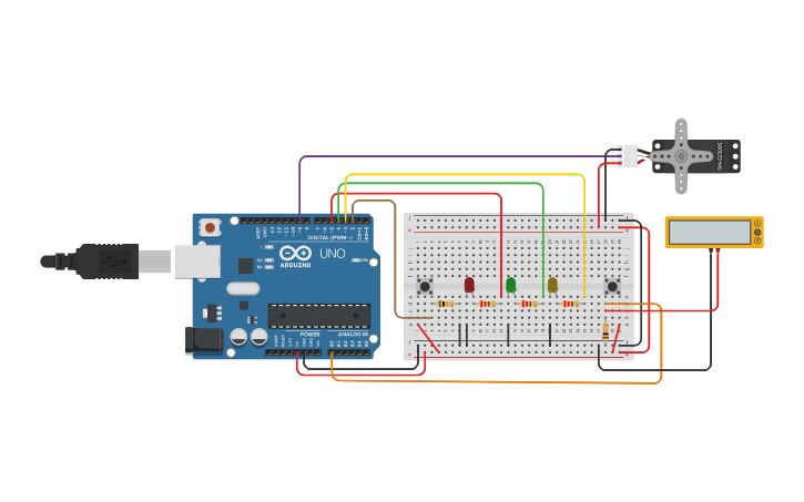 Circuit design 12.0 Knock Lock - Tinkercad
