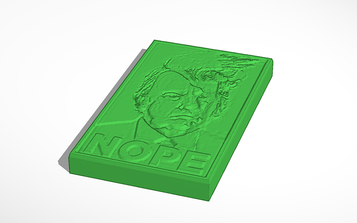 3D design Donald Trump | Tinkercad
