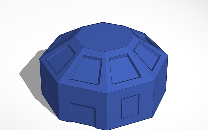 3D design Octagon house | Tinkercad