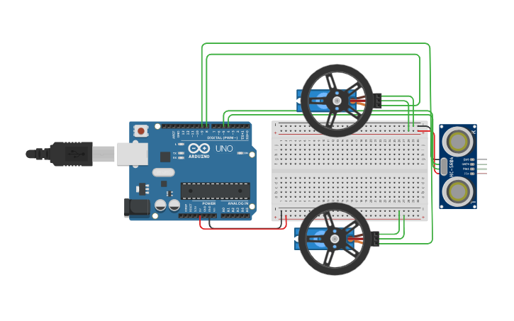 Circuit design PRACTICA ARDUINO 7G ALEJANDRO OLMEDO PAREDES - Tinkercad