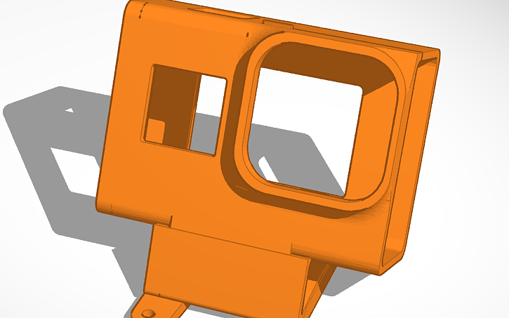 3D design SourceOne Gopro 8 Mount 25 ° | Tinkercad