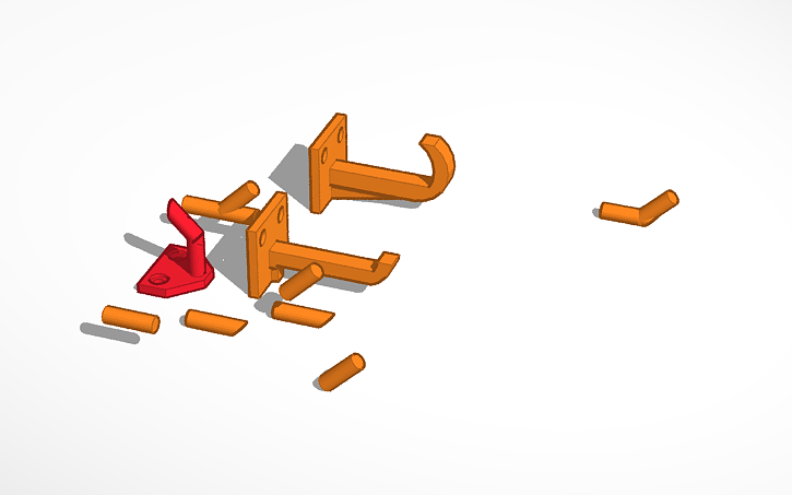 3D design hook - Tinkercad