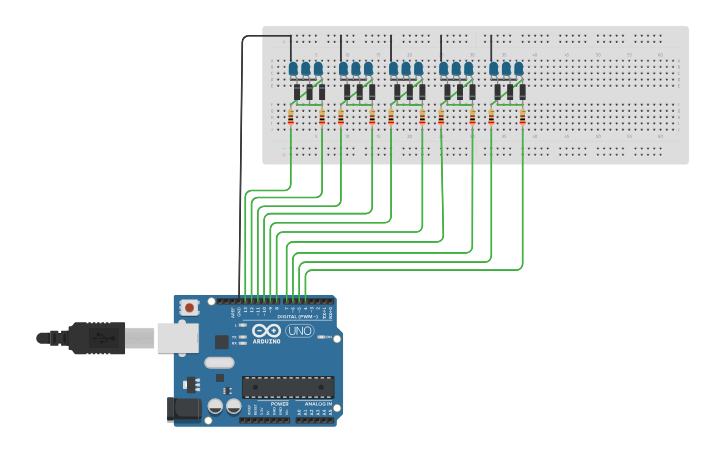Circuit design Morse_Code_System-Bio Bots - Tinkercad
