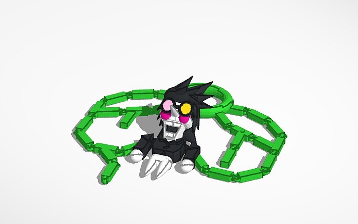 3D design Spamton [BUY NOW] Keychain - Tinkercad