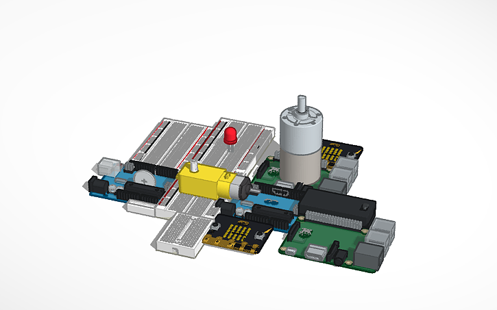 3d Design Electro City Tinkercad