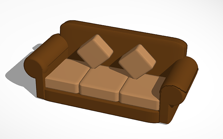 3D design Sofa - Tinkercad
