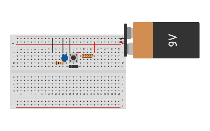 Circuit design Boost Converter - Tinkercad