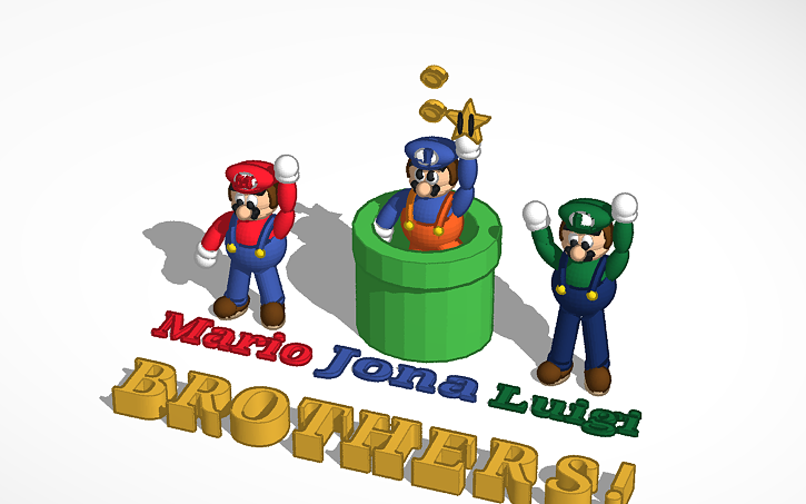 3D design Super Mario Pipe Statue | Tinkercad