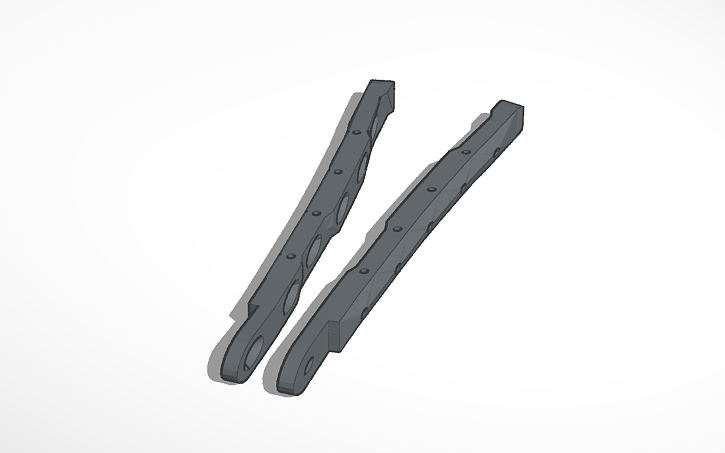 3D design side connectors - Tinkercad