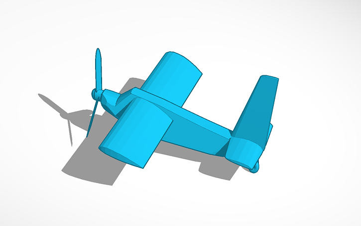 3D design Airplane - Tinkercad
