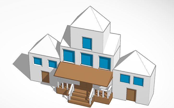 3D design Casas - Tinkercad