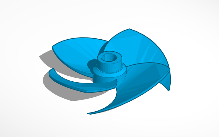 3D design Air Compressor Fan - Tinkercad
