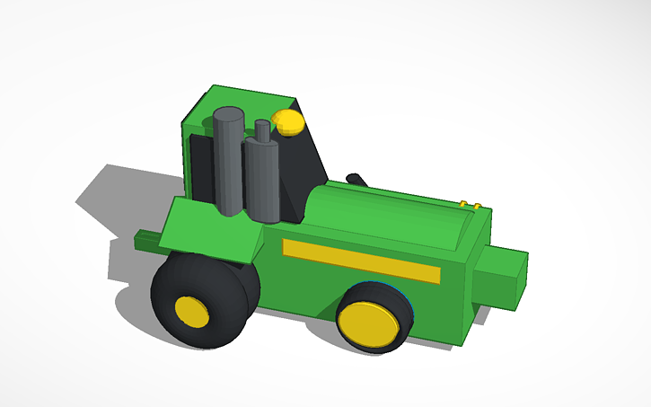 3D design Rylie Ferrari John Deere tractor | Tinkercad