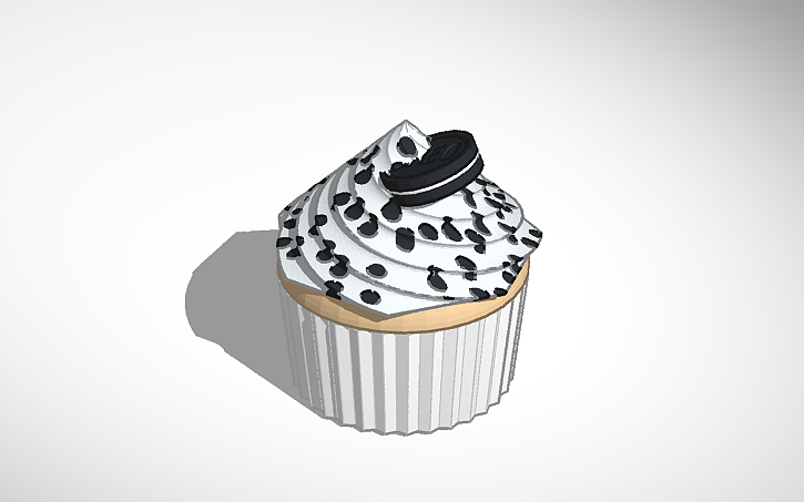 3D design Oreo Cupcake | Tinkercad