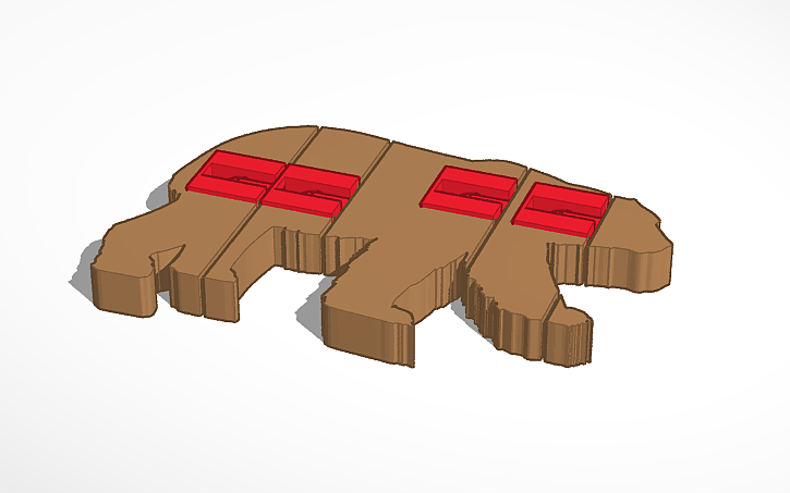 3D design Bear - Tinkercad