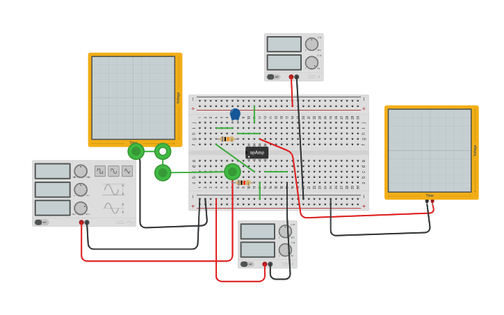 Circuit design IntegR | Tinkercad