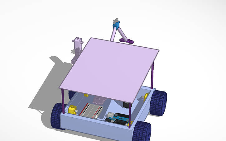 3D design 3D PROYECTO ROBOT SEGUIDOR DE LINEA - Tinkercad