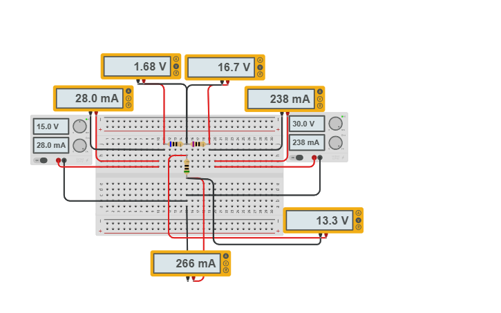 Circuit design Ejercicio 1 - Tinkercad