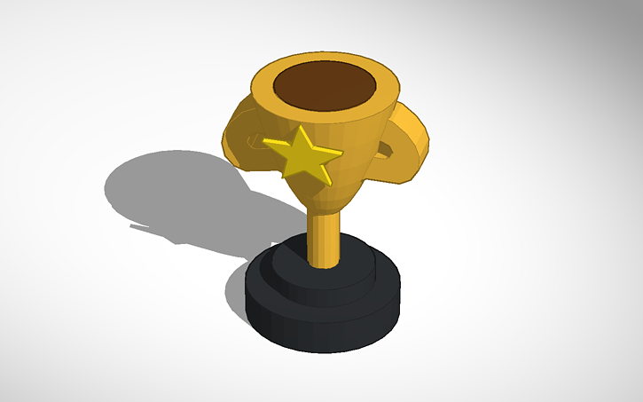 3D design trophy - Tinkercad