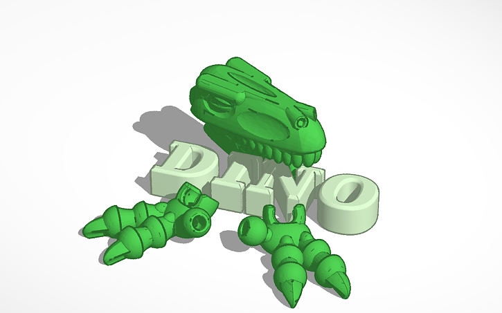 3D design Dinosaur - Tinkercad