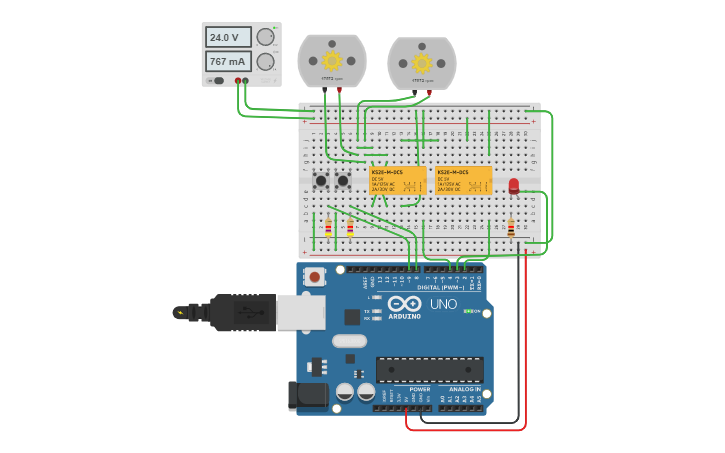 Circuit design PUNTOS EXTRAS PC2 | Tinkercad