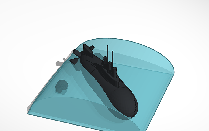 3d Design Submarino Tinkercad 