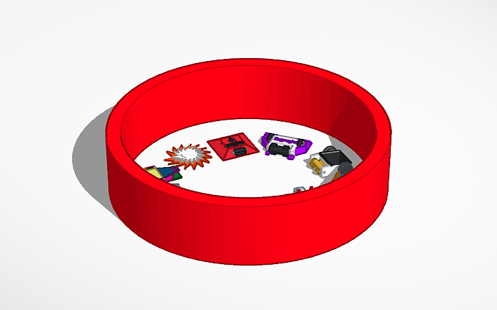 3D design Round 1- A Box Of Flesh Eating Weasels - Tinkercad