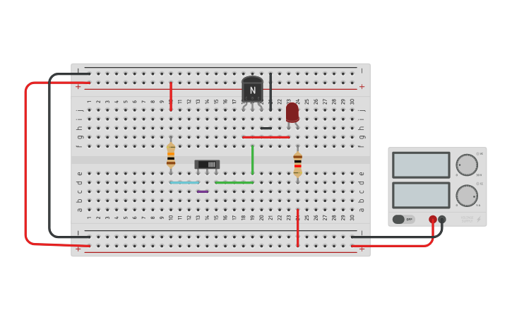 Circuit design circuito 2 LISTA 3 - Tinkercad