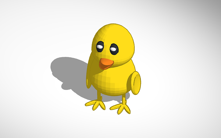 3D design Copy of Derpy Duck | Tinkercad