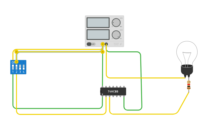 Circuit design Andrian Syah - 192009 ( Rangkaian Sederhana) - Tinkercad