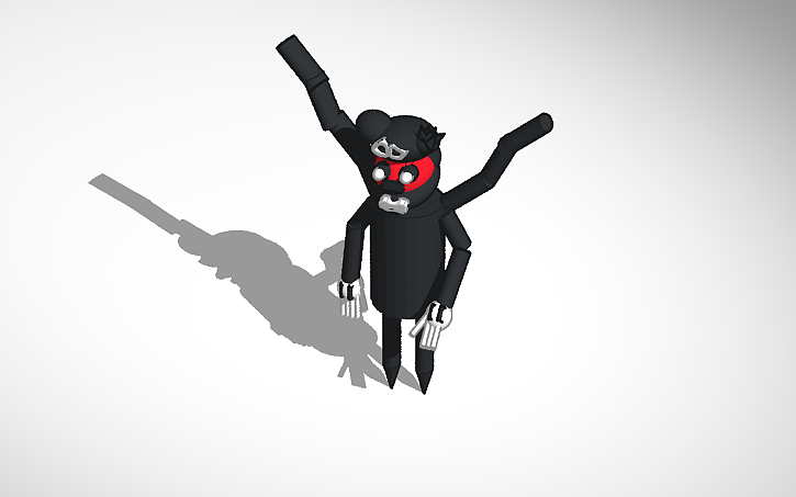 3D design killer cartoon mouse | Tinkercad