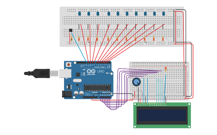 Circuit design hourglass - Tinkercad