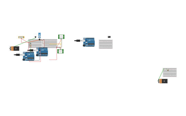 Circuit design codigo morse - Tinkercad