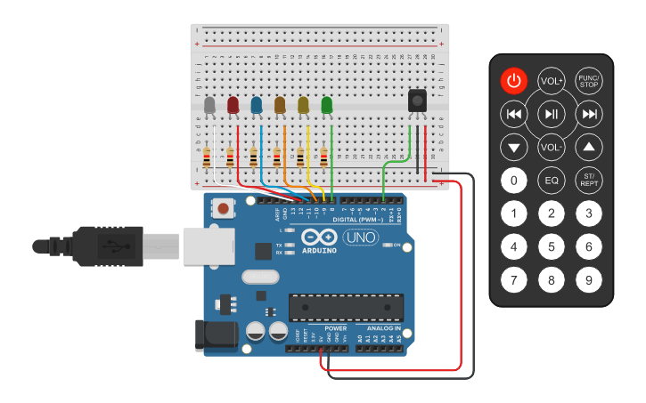 Circuit design Actividad practica #2 | Tinkercad