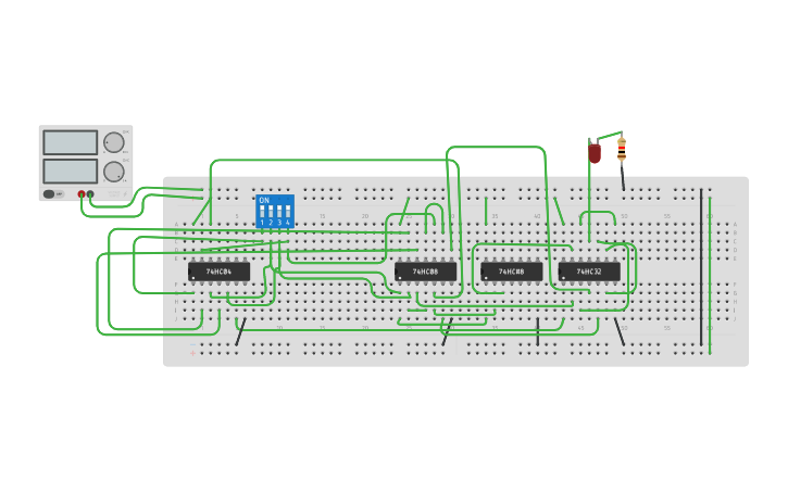 Circuit Design Verification Of Boolean Function Tinkercad