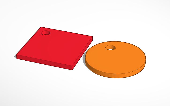 3D design DKPL Keychain Program - Tinkercad