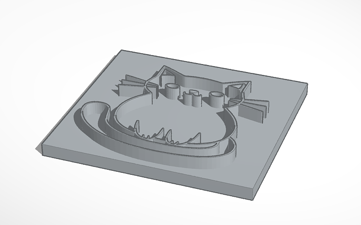 3D design cat - Tinkercad