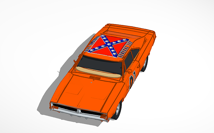 3D design Printable General Lee - Tinkercad