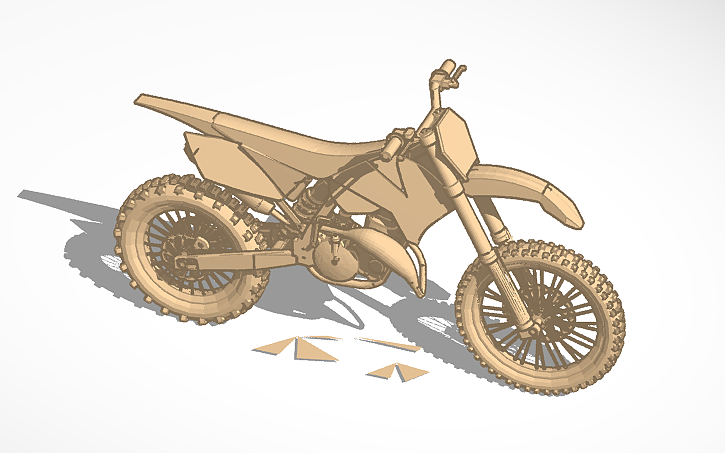 3D design Dirt Bike - Tinkercad