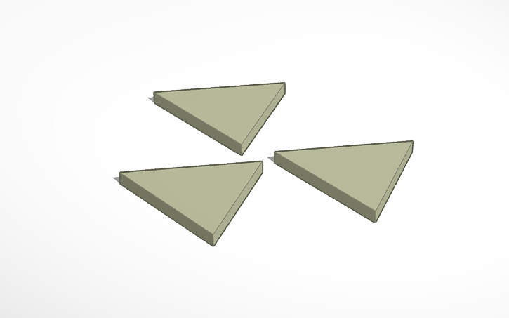 3D design triangle | Tinkercad