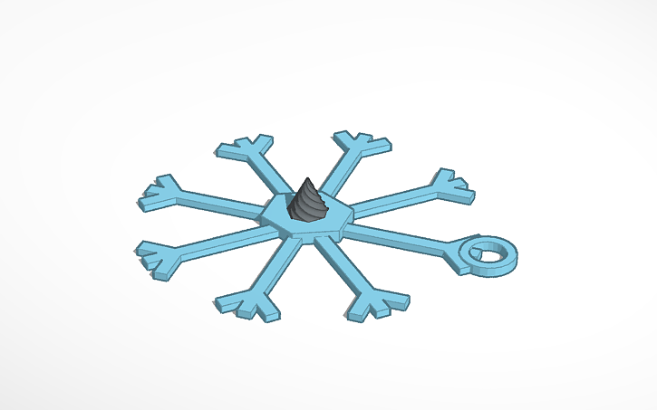 3D design HMS snowflake wv | Tinkercad