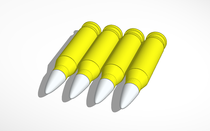 3D design Bullets - Tinkercad