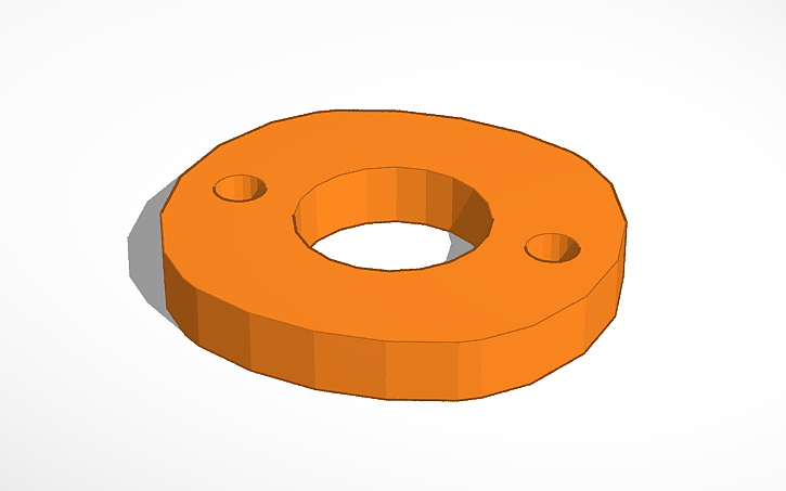 3D design 540 motor shim - Tinkercad