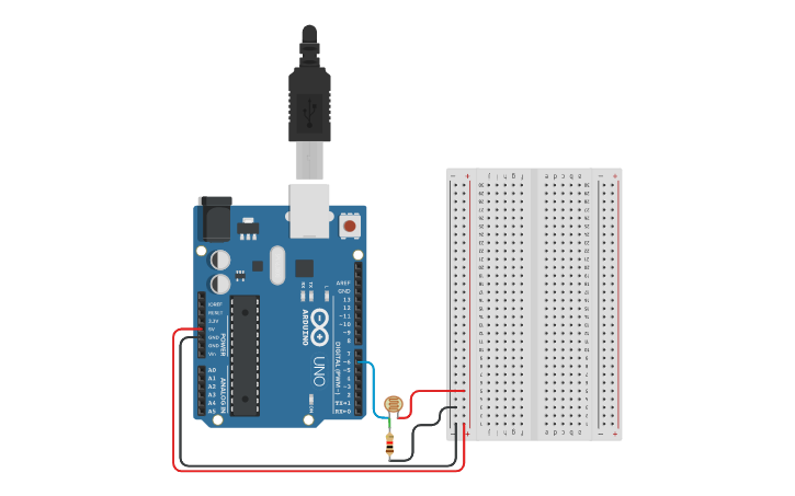 Circuit design Task 1 | Tinkercad