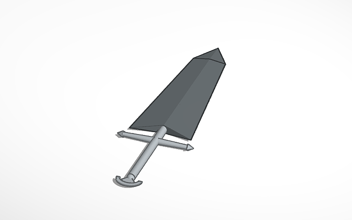 3D design Asta's sword - Tinkercad