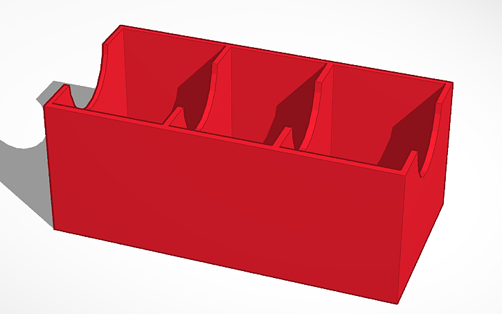 3D design Copy of Pack Card Holder | Tinkercad