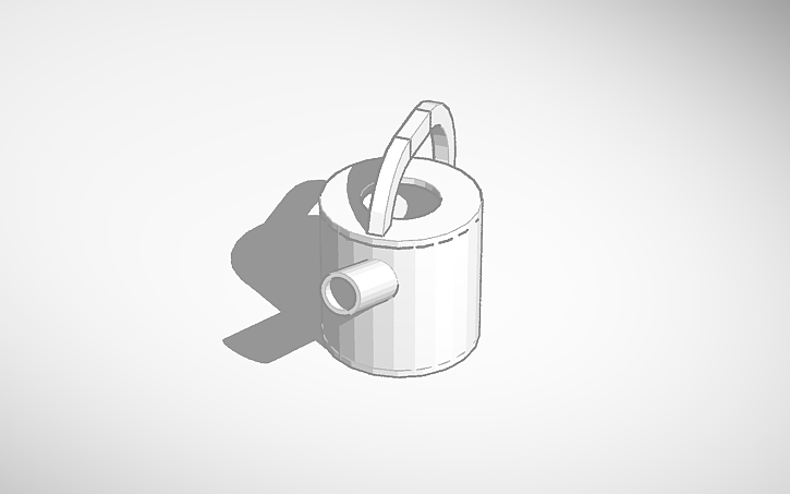 3D design watering can - Tinkercad