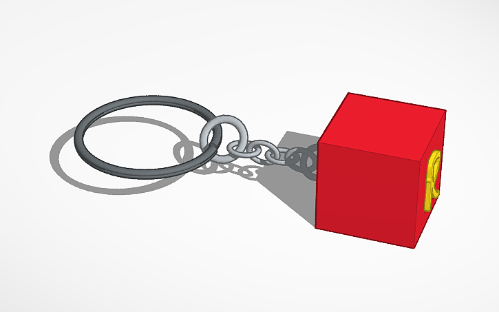 3D design Copy of Keychain - Tinkercad