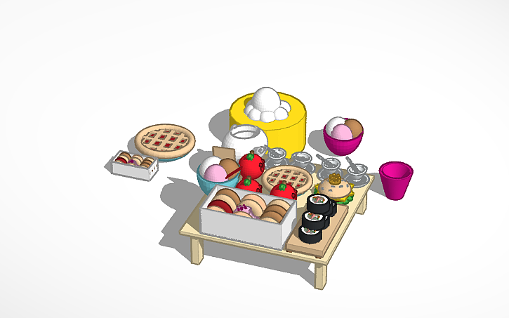 3D design Dessert | Tinkercad